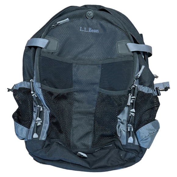 L.L. Bean | Bags | L L Bean Ridge Runner Black Charcoal Back Pack ...